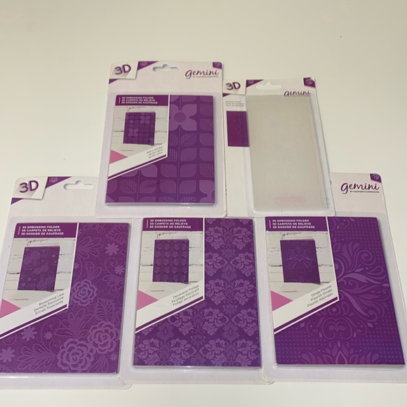 Gemini | Office | Gemini 3d Embossing Folder Set | Poshmark